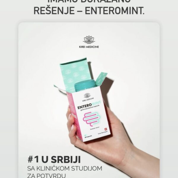KIREI Enteromint | Olakšanje za IBS, Nadutost i Gasove